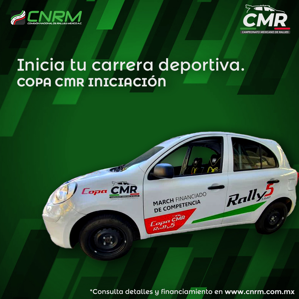 Copa CMR Iniciación – CNRM – Comisión Nacional de Rallies México